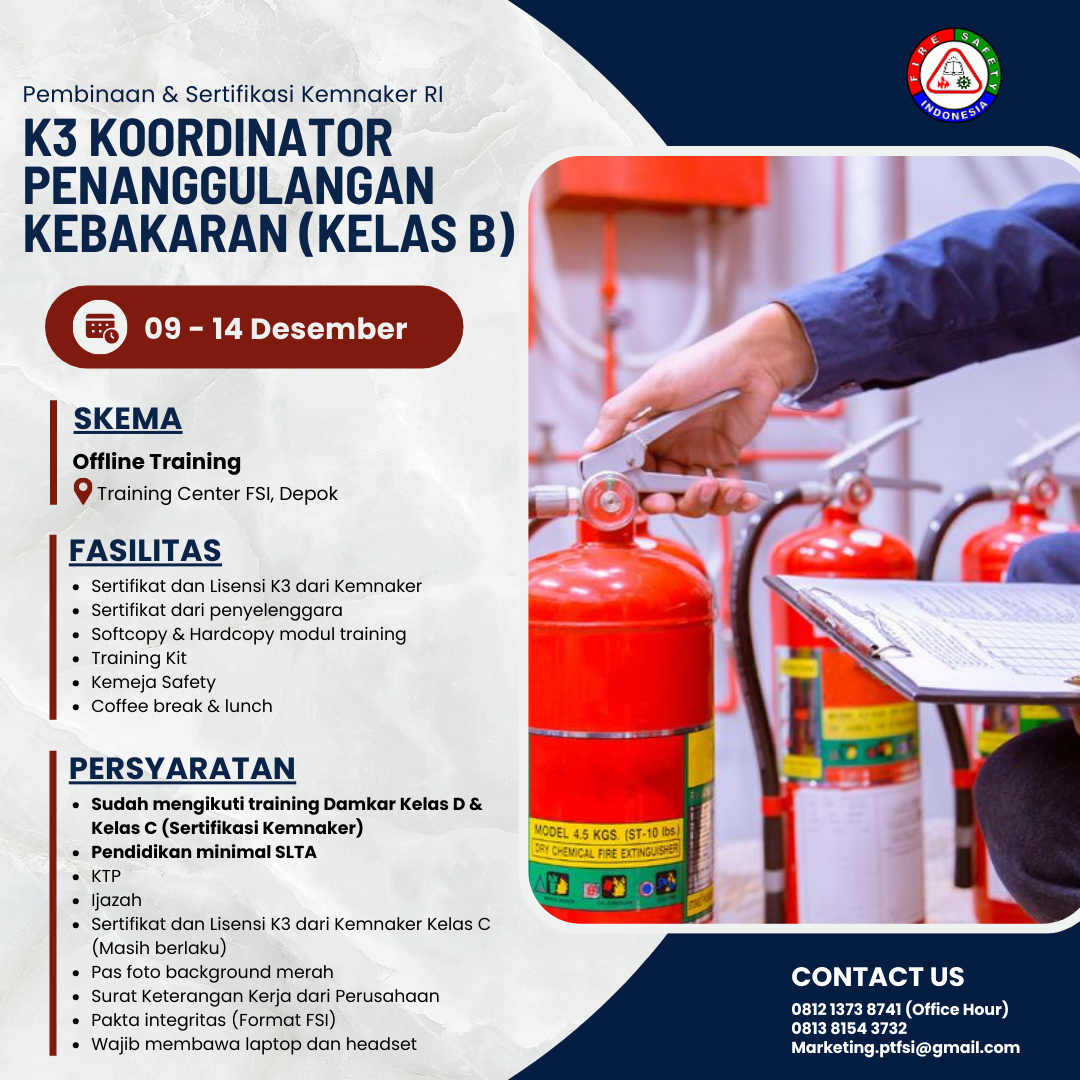 Kebakaran Kelas B – PT. FIRE SAFETY INDONESIA